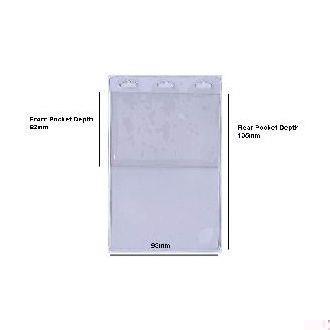 Large Pocket with 2 Compartments Name Tag Holder | Name Tag Holders ...
